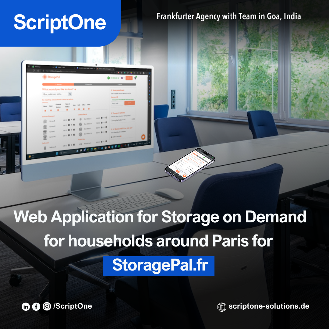StoragePal France - Storage on demand - Projects - ScriptOne Solutions